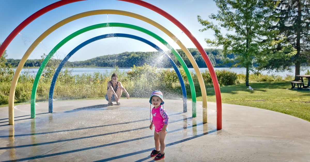 Plage municipale (Lac Waterloo) - Waterloo | Cantons-de-l'Est (Estrie)